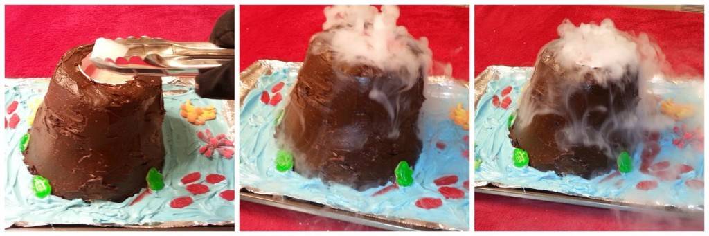 Make an Erupting Volcano Cake ⋆ Geek Family Life