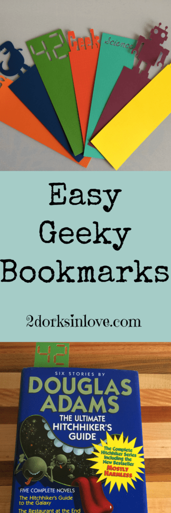 Save Your Place With These Easy Geeky Bookmarks ⋆ Geek Family Life
